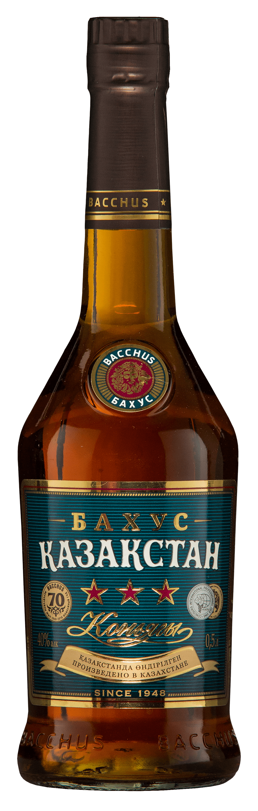 Трехлетний коньяк «Бахус Қазақстан» — Bacchus