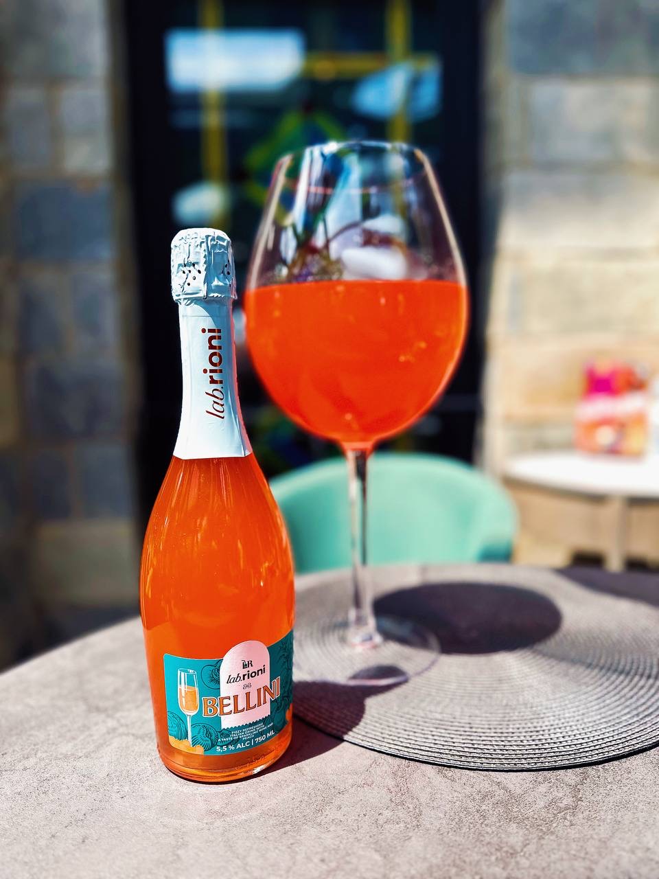 New product - Bellini in a glass bottle — Bacchus